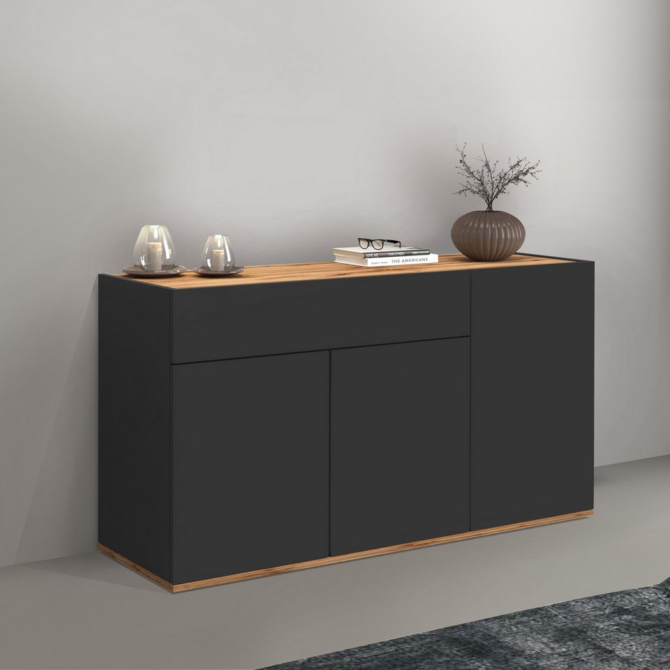 Inosign Sideboard Garda Kommode Schrank Kredenz 3 Türen 1
